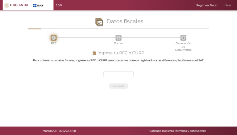 Cómo obtener tu cédula de datos fiscales sin contraseña.